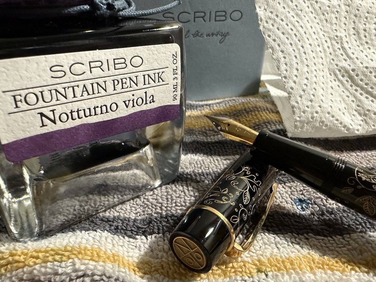 Scribo ink – Notturno Viola – Pam Alison Knits